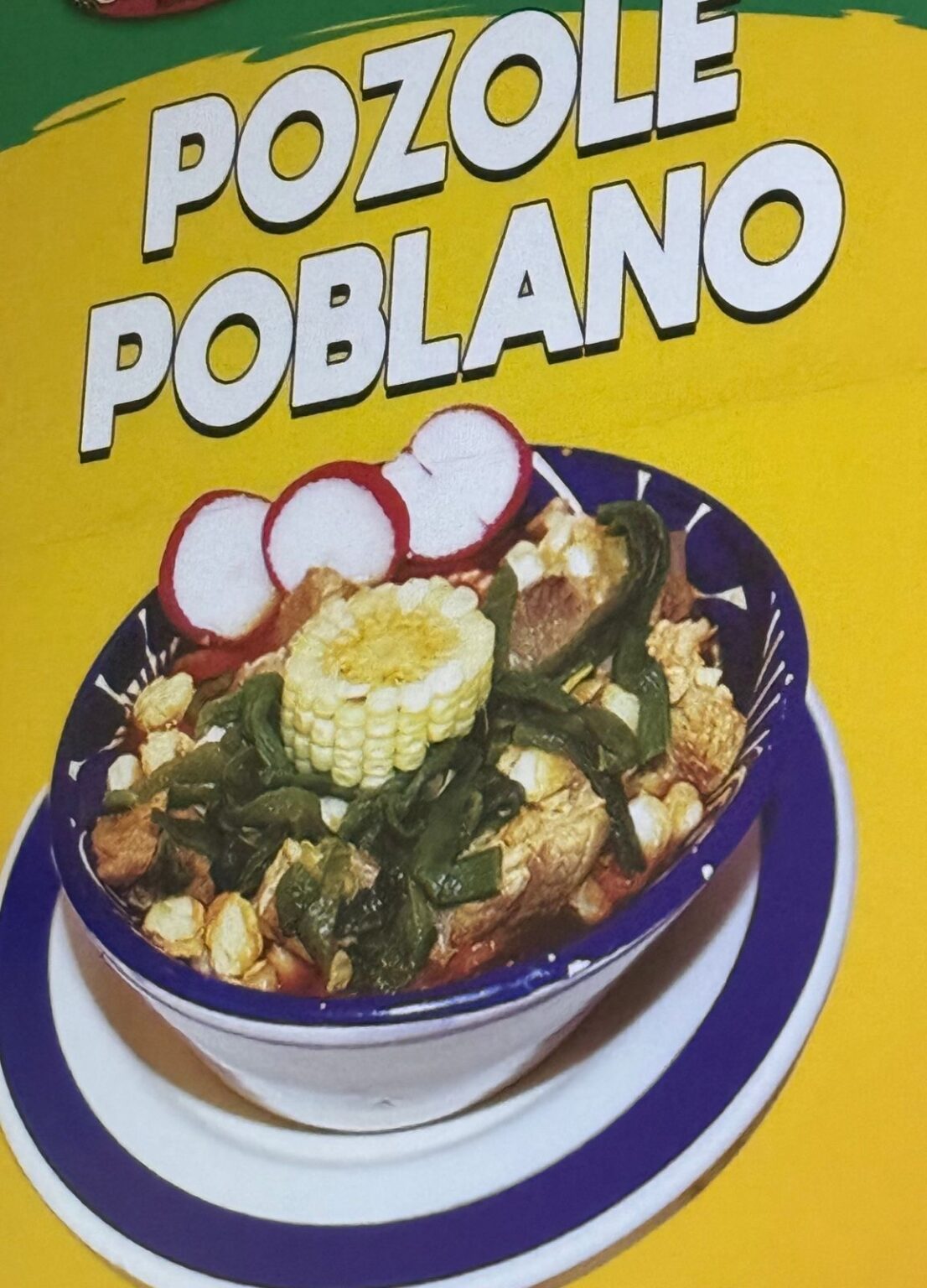 Pozole poblano con chiles ancho y guajillo - @saboresmexicanoss